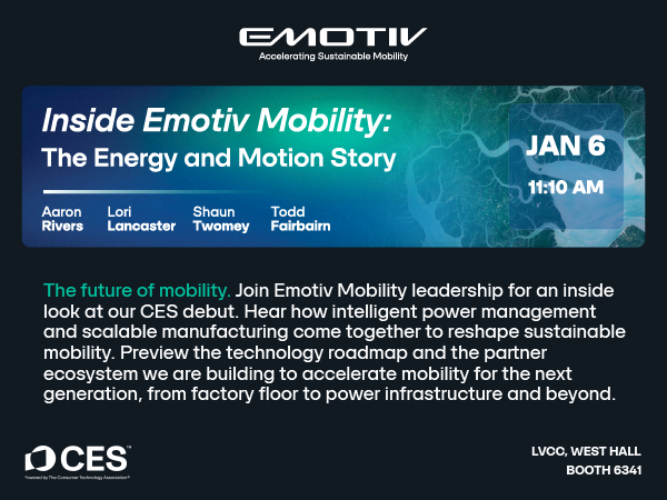 Emotiv Mobility | Unveiling What’s Next at CES 2026